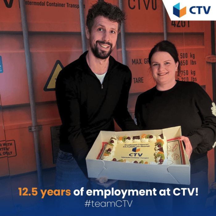 We celebrate 12.5 years of service at CTV! - CTV Intermodal Container ...